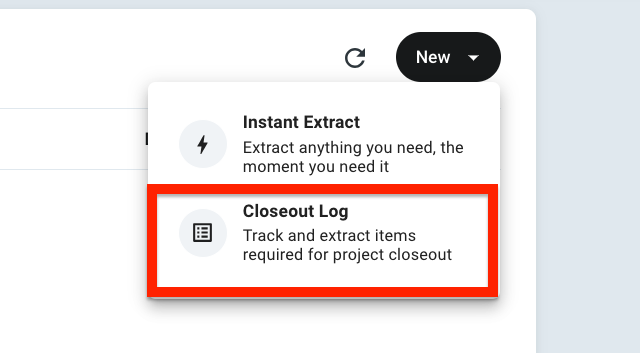 Set-Up Guide: Closeout Log – Extracts Pro
